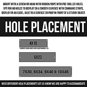 Rustic Custom Metal Sign - Custom sign for indoor or outdoor use.