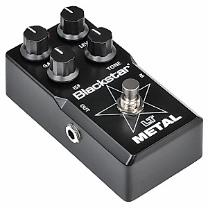 Blackstar LT Metal Distortion Electric Guitar Effects Compact Stompbox Pedal (LT-Metal), Black (310418)