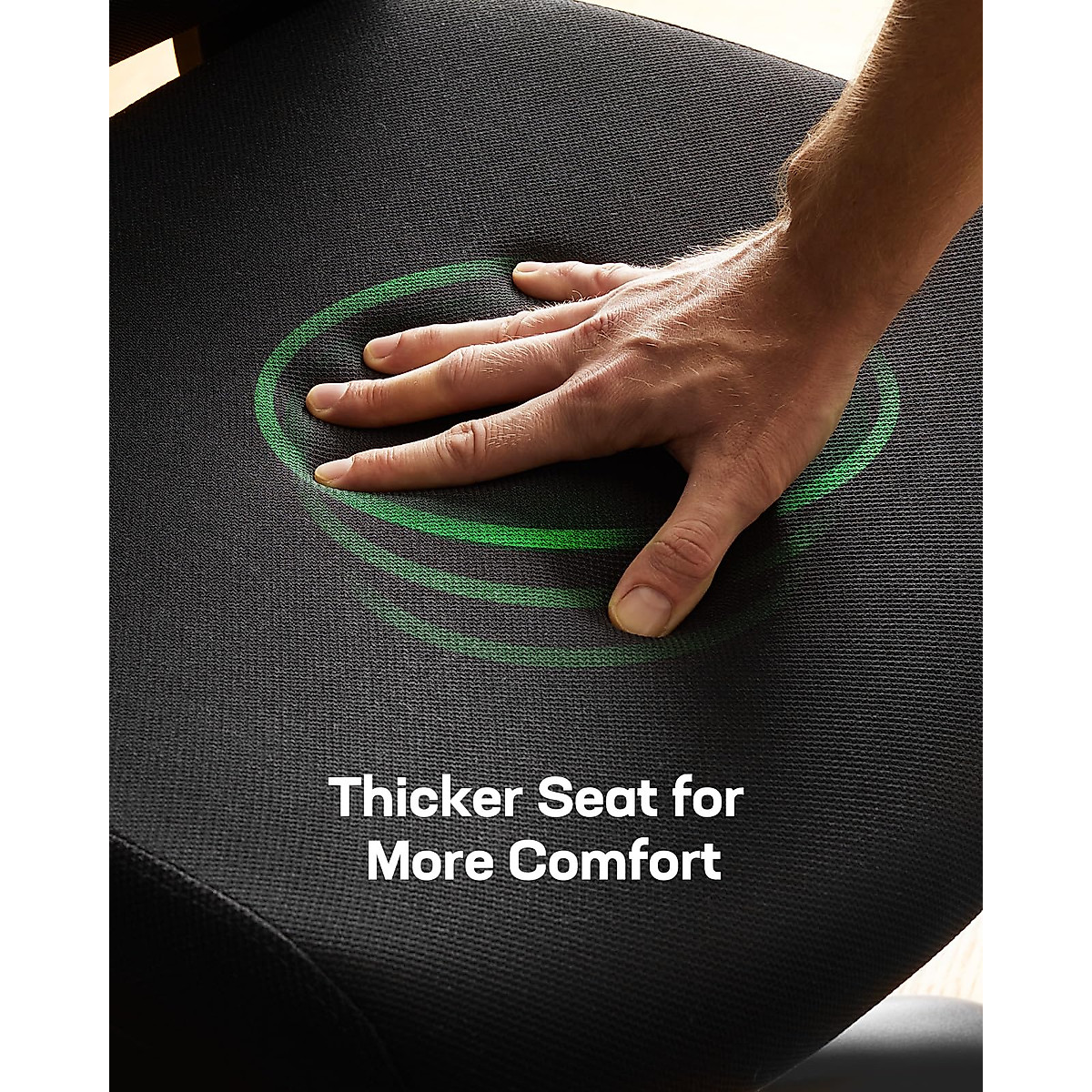 Marsail Office Chair Ergonomic-Desk Chair: Mesh Back Home Office Chair with Adjustable Lumbar Support, Computer Desk Chair with Flip-up Armrests Swivel Home Office Task Chair(Black)