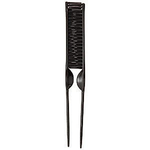 CocoBlack Naturals 3 Row Styling Comb For Detangling, Defining And Separating Curls (Black)
