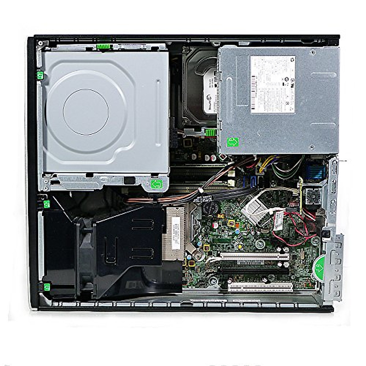 HP Elite Desktop Computer, Intel Core i5 3.1GHz, 8 GB RAM, 500 GB HDD, WiFi, Keyboard & Mouse, Dual 17in LCD Monitors Brands Vary (Upgrades Available) DVD-RW, Windows 10 (Renewed)