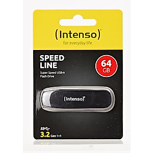 Intenso Speed Line USB Flash Drive 64 GB Black