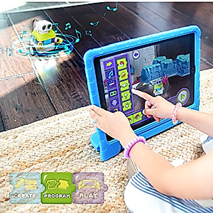 PAI TECHNOLOGY BOTZEES Coding Robots for Kids, Remote Control Robot, STEM Toys, Gift for Boys and Girls Age 4+ (APP Based, iOS, Android and Kindle Fire Compatible)