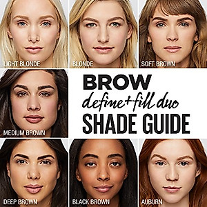 Maybelline New York Maybelline New York Brow Define + Fill Duo, Auburn, 0.021 oz.