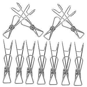 ABOOFAN 48 Pcs Golden Hook Over Door Hanger Towel Racks Bathroom Rack Towel Hanger for Bathroom Tail Wire Over Door Towel Rack Bathroom Towel Rack On The Door Towel Clip Stainless Steel