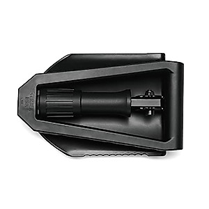 Gerber Gear E-Tool Folding Spade - Serrated Edge - Survival Gear and Equipment - Black