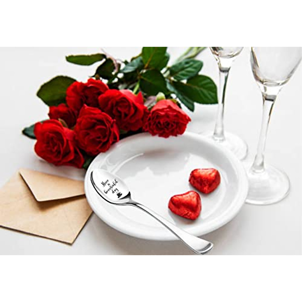 Have A Brewteaful Day Engraved Spoon Gift | Birthday Gift for Men Women | Christmas Gifts | Ideal Gift For Tea Coffee Lovers | Stainless Steel 7 inch Spoon