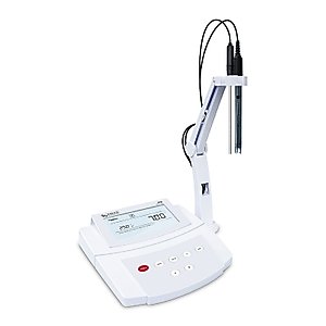 Bante 210 Benchtop pH Meter | Lab pH Meter for Routine Measurements, ±0.01 pH Accuracy, 3 Points Calibration, Equipped with pH Electrode, Temperature Probe and Buffers