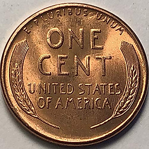 1955 S Lincoln Wheat Cent Red BU Penny Seller Mint State