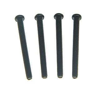 KAISH American Thread Humbucker Pickup Height Screws Humbucker Pickup Ring Pickup Surround Frame Mounting Screws Springs for Gibson/EMG/Seymour Duncan/Dimarzio Black