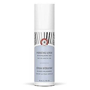 First Aid Beauty Hydrating Hyaluronic Acid Serum, Instantly Boosts Moisture + Provides 24 Hours of Hydration for All Skin Types, 1.7 oz