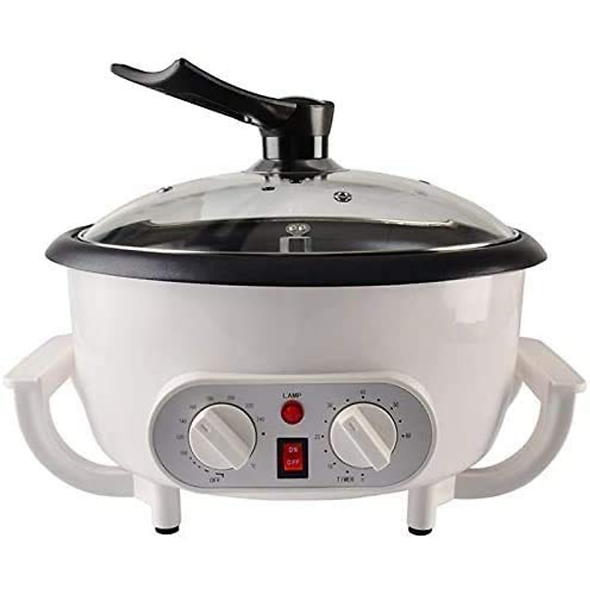 Upgrade Coffee Roaster Machine for Home Use, 110V Household Electric Coffee Bean Roaster with Timer 1200W Roasting Machine Peanut Bean Home Coffee Roaster