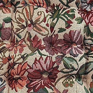 OakRidge Tapestry Rocking Chair Cushion Set, 2 Piece Set, Floral Design