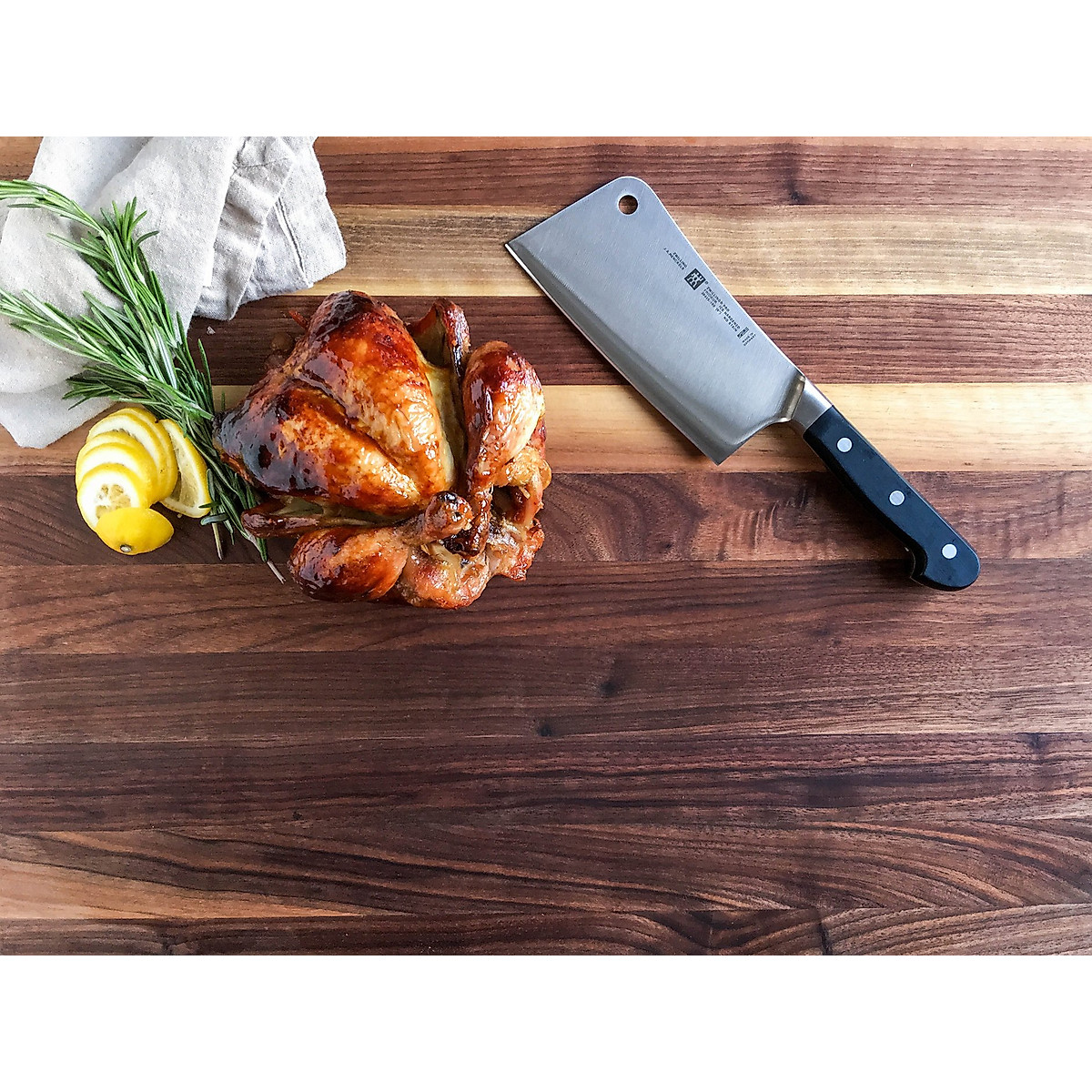 ZWILLING Pro 6-Inch Meat Cleaver Razor-Sharp German Knife Set Made in Company-Owned German Factory with Special Formula Steel, Perfected for Almost 300 Years, Stainless Steel