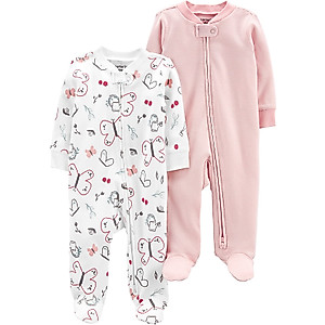 Carter's 2-Pack Zip-Up Cotton Sleep & Plays (6 Months)