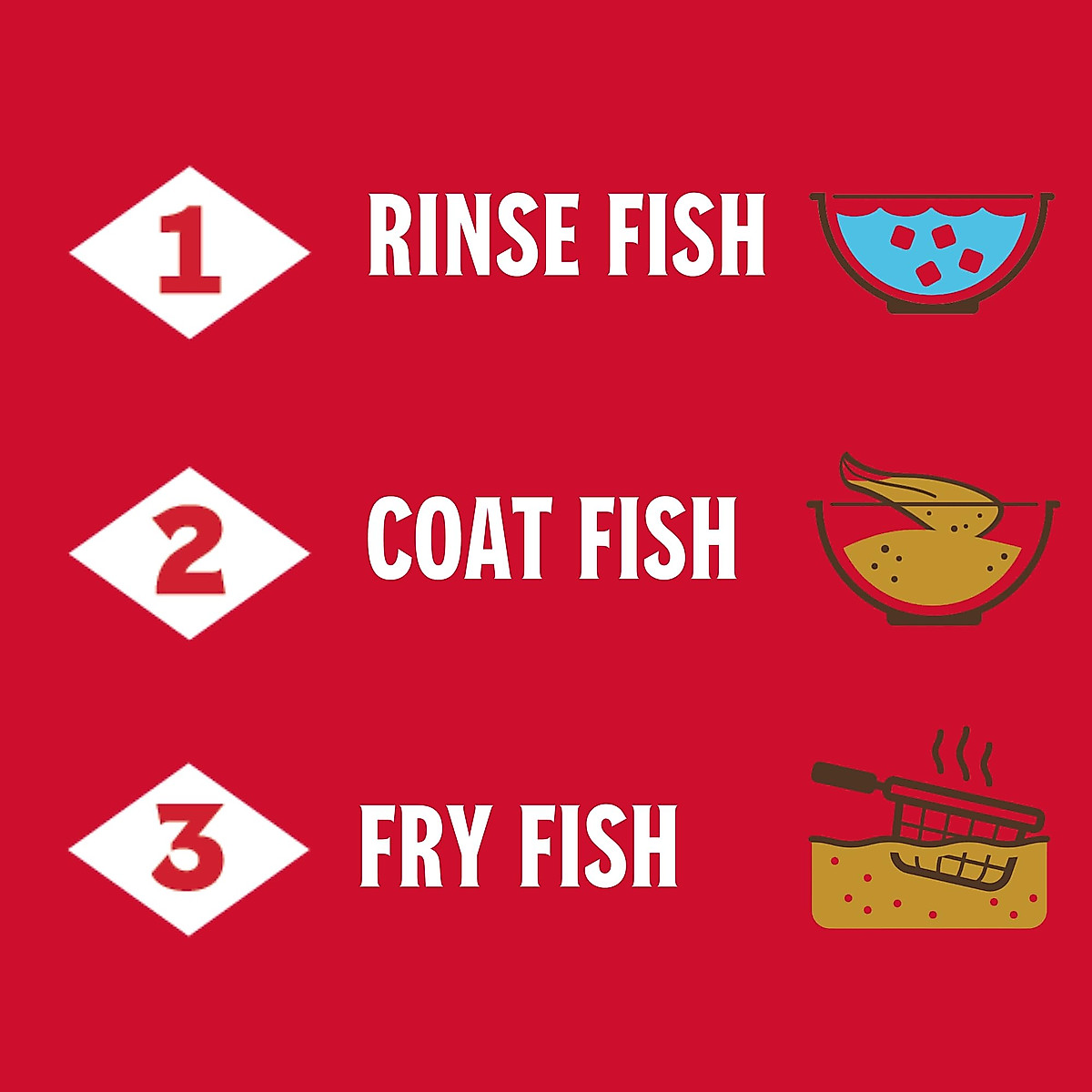 Louisiana Fish Fry Seasoned Fish Fry Seafood Breading Mix 2.88 Pound (Pack of 1) - Season and Cook All Your Fish, Shrimp, Oysters, Vegetables, and More to Crispy Perfection