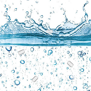 stonylab 5-Pack Stir Bar Set, 10 mm PTFE-Coated Magnetic Stirring Bars White Stir Mixer for Stirrers, 5 PK