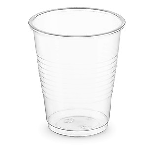 PLASTICPRO plastic Cups 5 oz Disposable Clear Beverage Tumbler (100 Count)
