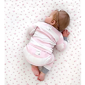 Burt's Bees Baby Baby Girls' Pajamas, Tee and Pant 2-Piece Pj Set, Watercolor Daylily, 12 Months