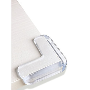 Shuiniba Baby Soft Corner Protectors, Safety Baby Proofing Corner Protectors Guards, Clear Furniture Table Desk Corner Bumpers for Child for Furniture Against Sharp Corners - 10 Pack