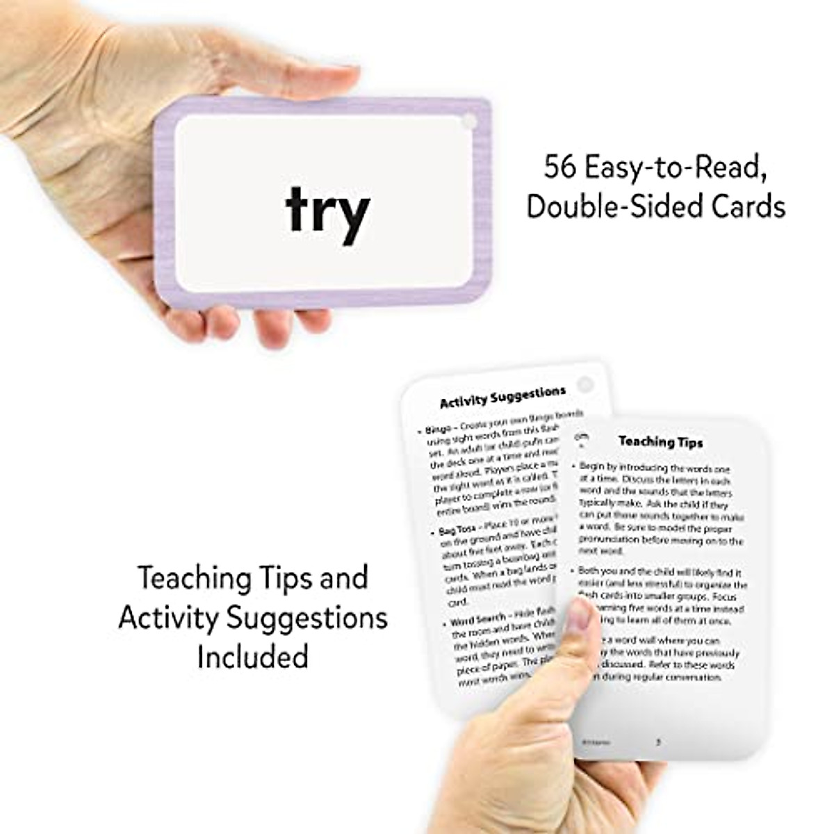 Teacher Created Resources Sight Words Flash Cards - 3 Letter Words (EP62039)