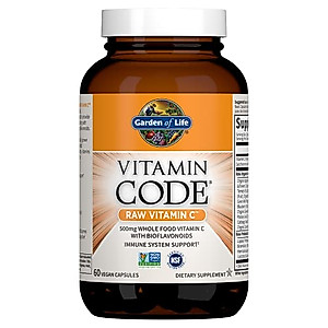 Garden of Life Vitamin Code Raw Vitamin C 60 Capsules