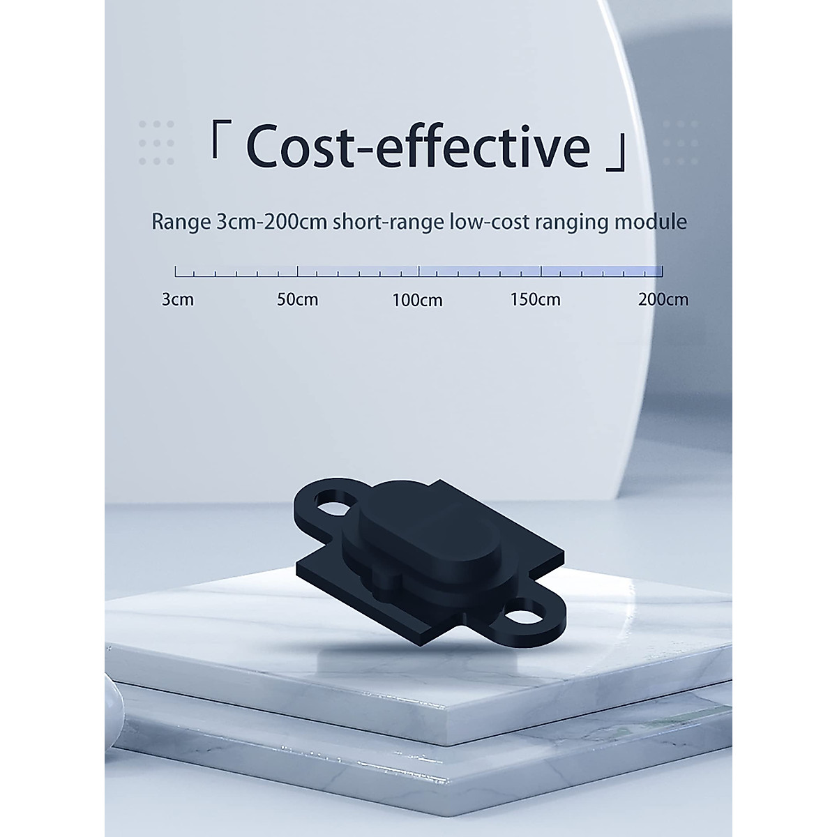 TF-LC02 Lidar Sensor 3cm-200cm Short-Range Distance Single-Point Ranging Finder Module UART/IIC Compatible with Pixhawk and Raspberry Pi for Drone/Robot Obstacle Avoidance