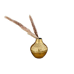 Creative Co-Op Hammered Metal Vase with Antique Finish
