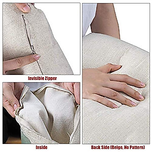 CARRIE HOME Spring Outdoor Pillow Covers 18x18 Set of 4 Farmhouse Decorative Spring Bird and Flower Throw Pillow Covers for Patio Furniture and Couch