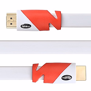 Tainston Flat High Speed HDMI Cable (40 Feet) Support 4K 2160P,3D,1080P,Audio Return Channel