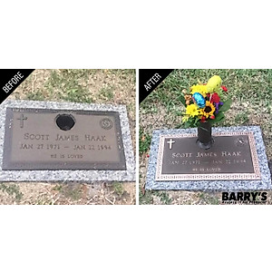 Barry's Restore It All Products - Cemetery Marker Care System | The Internet Sensation that cleans and restores Cemetery Markers! Removes hard water, calcium deposits and MORE!