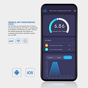 Vislone New Professional 8 in 1 Multi-parameter Water Testing Meter Digital LCD Multi-function Water Quality Monitor PH/EC/TDS/SALT/S.G/CF/ORP/Temperature Multiparameter Water Quality Tester