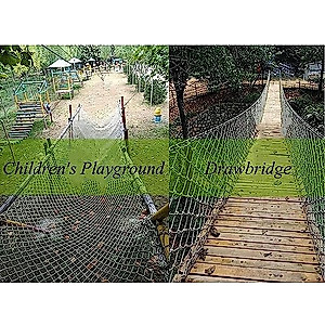 EkiDaz HXRW Rope Net Climbing Net for Kids Cargo Net Obstacle Climbing Net Protective Safety Net Rope Net Playground Sets for Backyards (Size : 3 * 5m(9.9 * 15.15ft))