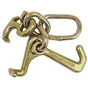 Mytee Products (2 Pack) RTJ Cluster Hook Heavy Duty Wrecker Hauler Tow Towing Truck Chain Pair R T J