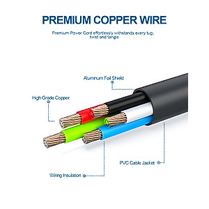 Dexpt 5FT Fast Charger-Cord Cable Fit for JBL Charge 5, Flip 6, Tuner 2,GO 3,Pulse 5, Charge 5 Tomorrowland Edition Bluetooth Speaker USB C Type C Charging Power Adapter Supply
