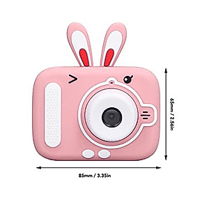 1080P Student Camera, 1080P Digital Camera Color Display 20MP 2in for Garden (Pink)