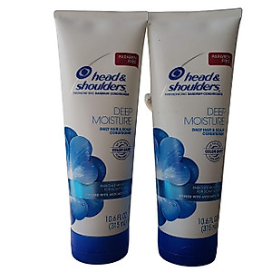Head & Shoulders Deep Moisture Dandruff Conditioner, 10.6 Fluid Ounce, Pack of 2