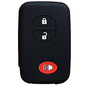 KAWIHEN Silicone Key Fob Cover Case Protector Smart Remote Control Keyless Entry Case Holder Cover Fit for Toyota Highlander Prius Prius C Prius V RAV4 HYQ14AAB HYQ12ACX