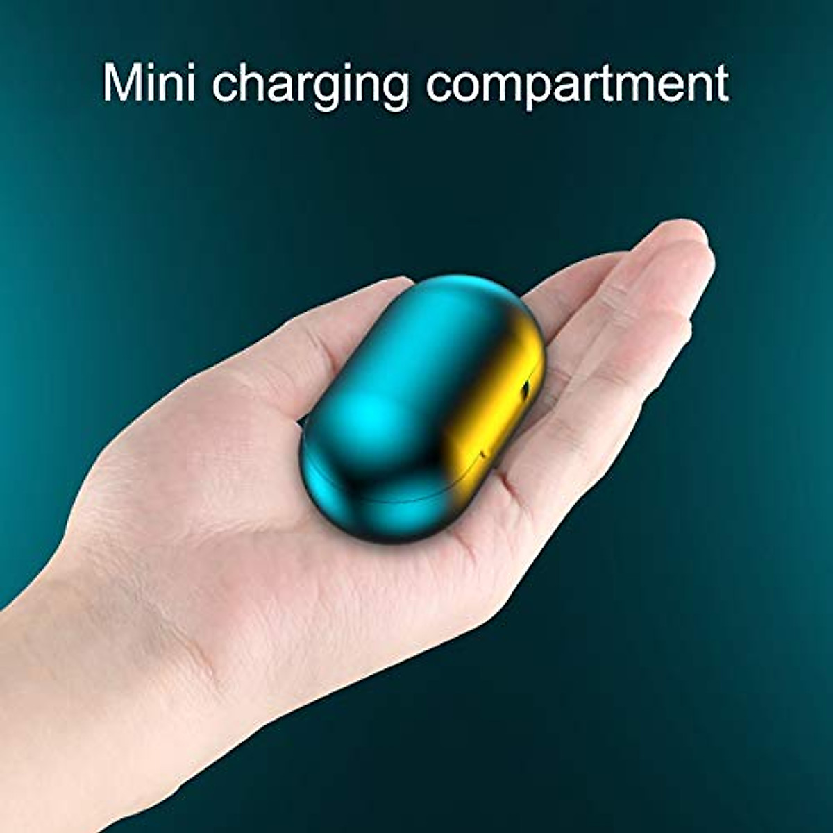 Heave Bluetooth Headphones,IPX7 Waterproof in Ear Stereo Sound Wireless Earbuds Built in Noise Cancelling Mic Earphones for Clear Calls,USB-C Fast Charging,40Hours Standby Time Orange