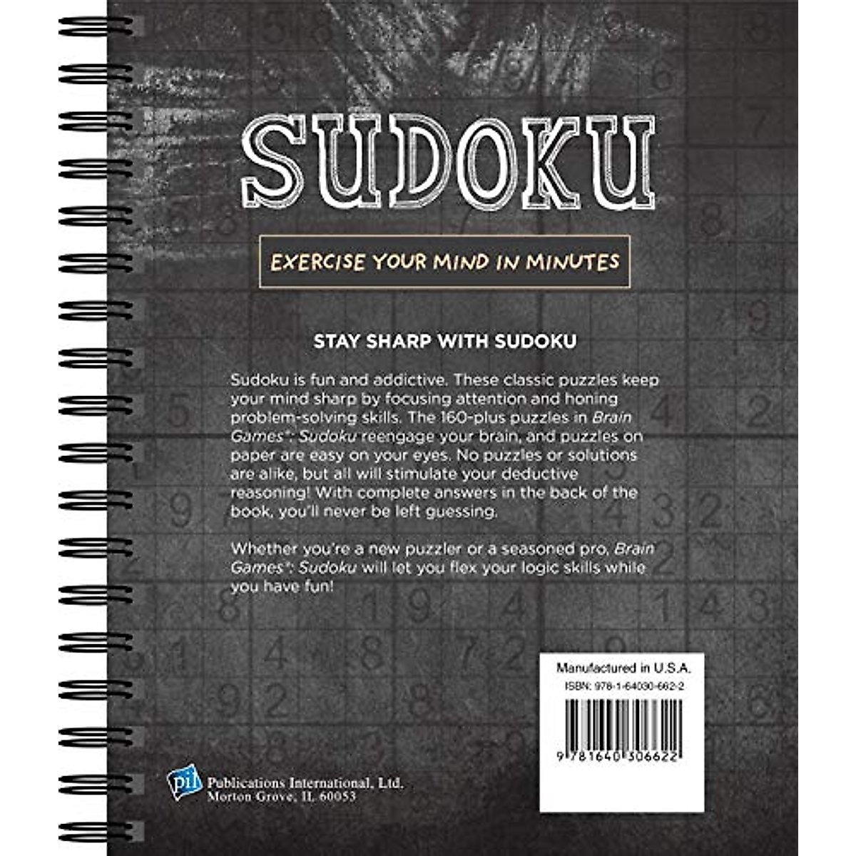 Brain Games - Sudoku (Chalkboard #1): Exercise Your Mind in Minutes (Volume 1)