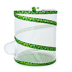 Wisexplorer Butterfly and Insect Garden Habitat Mesh Cage Collapsible Design, Bug Terrarium Pop Up 12" x 14" Tall