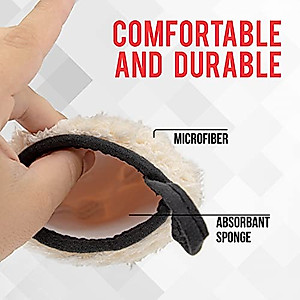 Maxshine Microfiber Wash Mitt Finger Wheel Car Wash Mitt and Dusting Mitt for Car Detailing, 2pcs/Pack Car Wash Glove for Small Areas, Car Detailing Accessories and Supplies