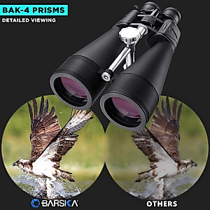 BARSKA 20-140x80 Gladiator Zoom Binoculars with Tripod Adaptor and Carrying Case