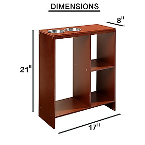 Sofa Table - (Console Table Modern Accent Side Stand Sofa Entryway Hall Display with Storage Shelf for Books)