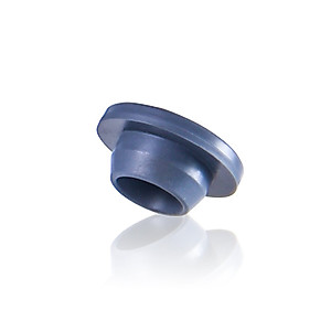 ALWSCI 100PCS 20mm Rubber Butyl Stoppers(Grey) Headspace Septa Mushrooms Self Healing Injection Ports for 13m (0.51in) Diameter Opening Mason Jar Lids