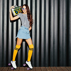 meekoo Inflatable Boombox 16.5 Inches Inflatable Boom Box 80s 90s Party Decorations for Rappers Hip Hop B-Boys Costume Accessory Party Supplies (3 Packs)