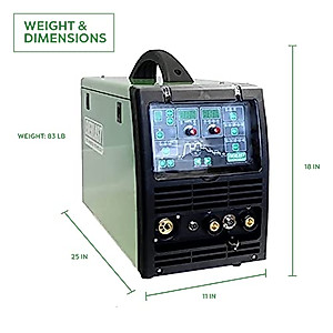 2021 Everlast PowerMIG 253DPi GMAW-P/SMAW 250A 220v 1PH