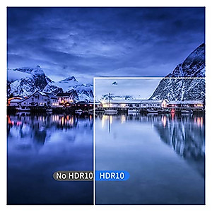 D6U 2100 ANSI Laser Projector 4K Ultra-Short Throw HDR10 Smart TV 3+64G 5G WiFi 10W Speaker Home Theater