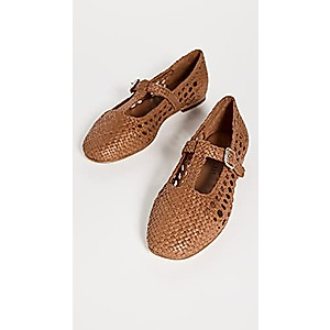 Freda Salvador Women's Fiona Flats, Caramel Woven, Tan, Brown, 11 Medium US