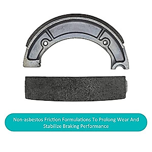 Rear Brake Shoes for Yamaha Big Bear 350 400 Kodiak 400 Grizzly 600 OEM# 4WV-W253E-01-00 5FU-WF536-00-00
